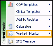 Warfarin Monitor