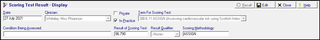 ASSIGN CVD Risk Calculator