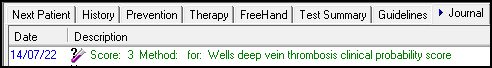 Wells' DVT Score Calculator