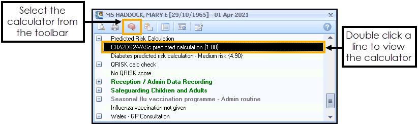 Assessment Forms & Risk Calculators