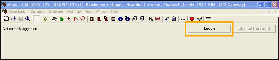 Logging in to Your Gateway from Consultation Manager