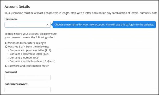 Single Step Registration Process