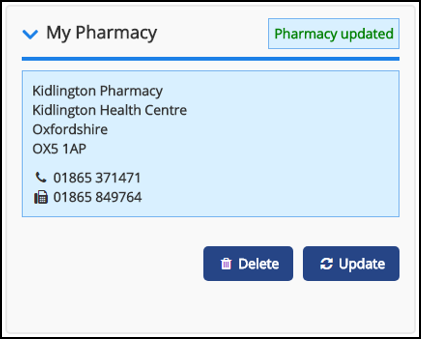 EPS Pharmacy Nomination - England Only