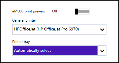 General Printing Preferences