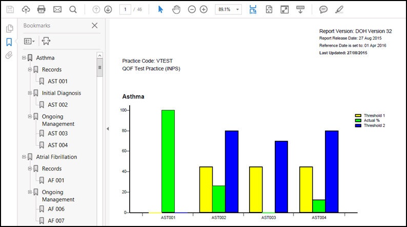Generating a Percentage Report from Contract Manager
