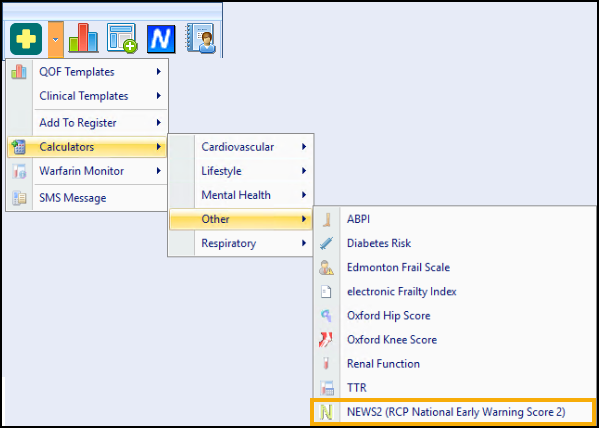 NEWS2 (RCP National Early Warning Score 2) Calculator
