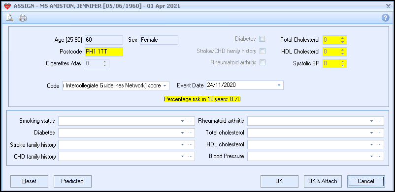 ASSIGN CVD Risk Calculator