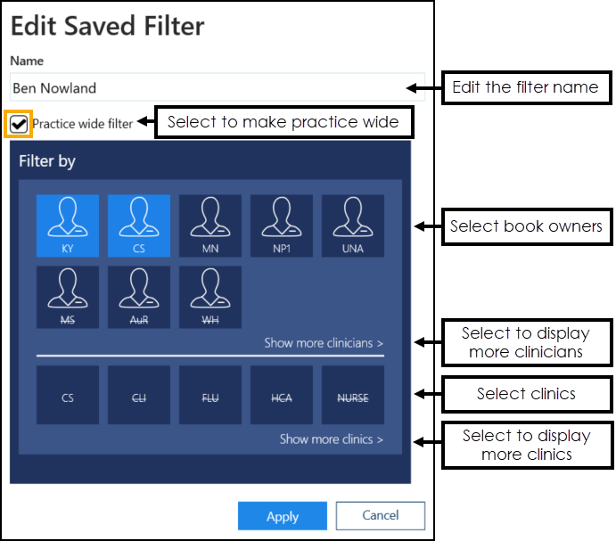 Editing Filters