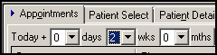 Appointments List - Free Slot tab