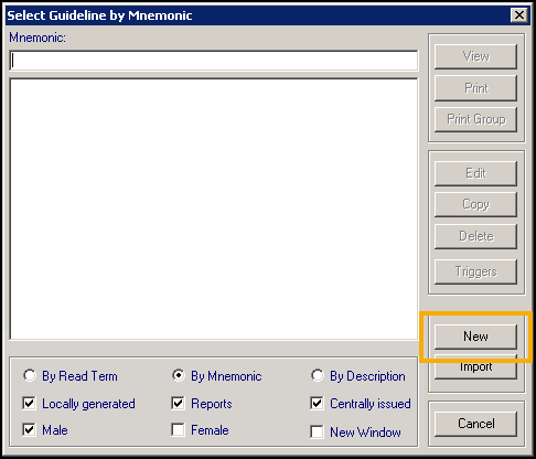 Guidelines - Creating a Guideline
